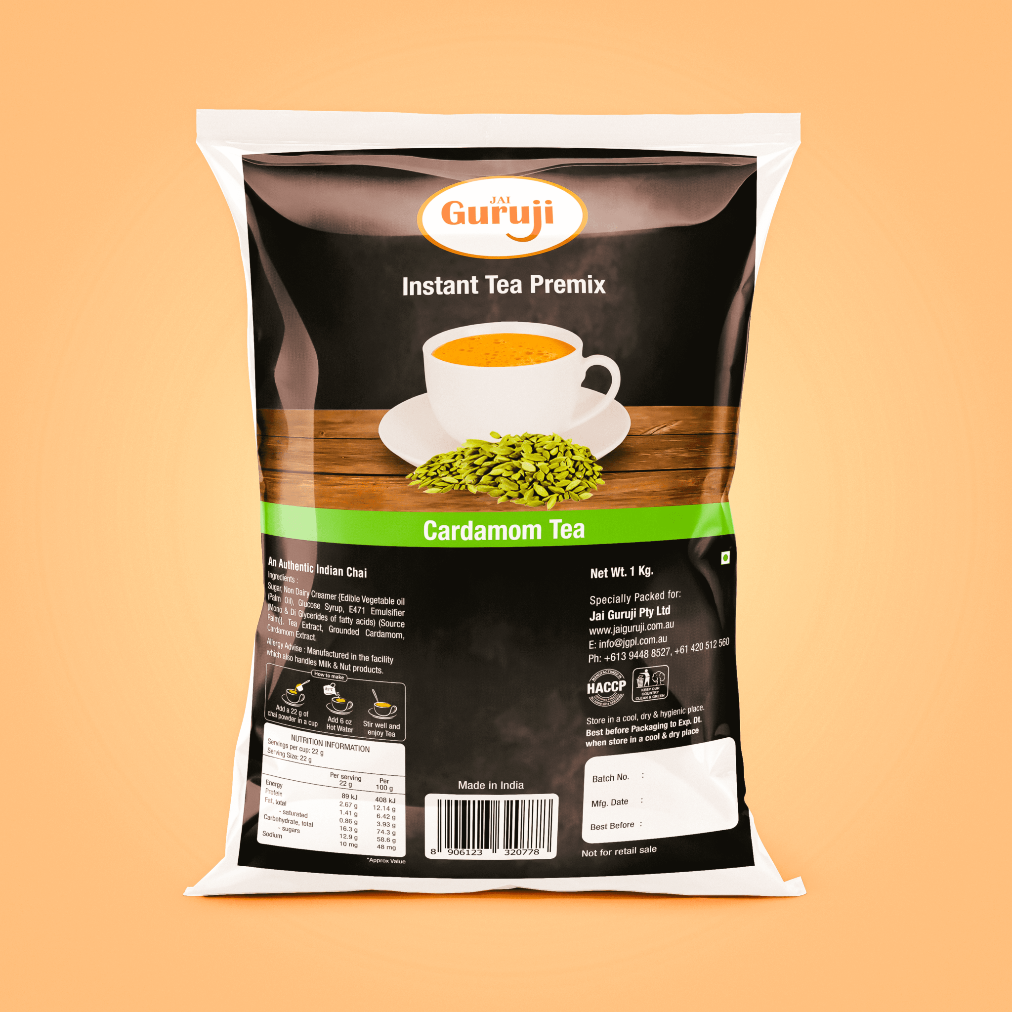 Cardamom Chai (Elaichi) - Jai Guruji Chai