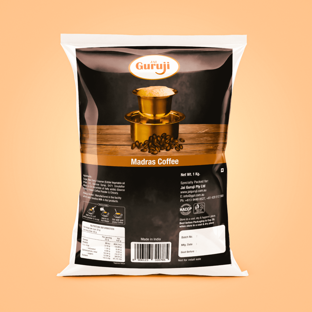 MADRAS FILTER COFFEE - Jai Guruji Chai