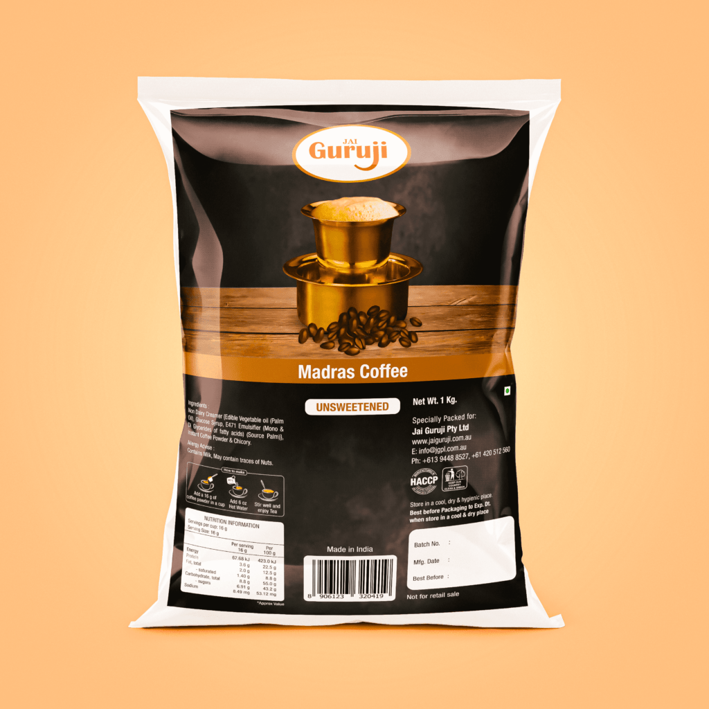 MADRAS FILTER COFFEE - Jai Guruji Chai